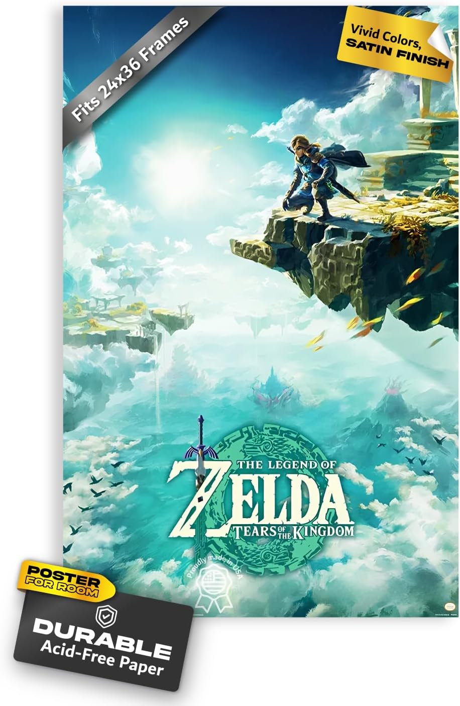 Amazon.com: Pyramid America Zelda Poster 24 x 36 inch - Perfect Zelda ...