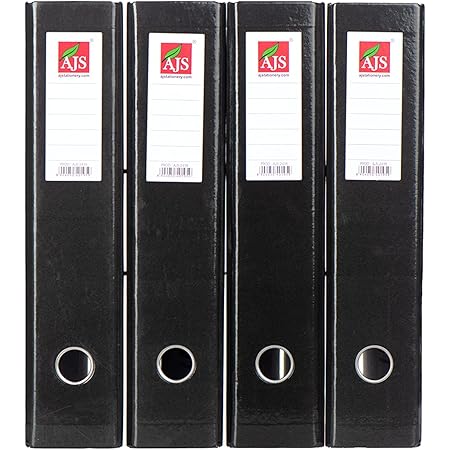 AJS Stainless Steel, Paperboard PVC Lever Arch Clip Box File A4 ...