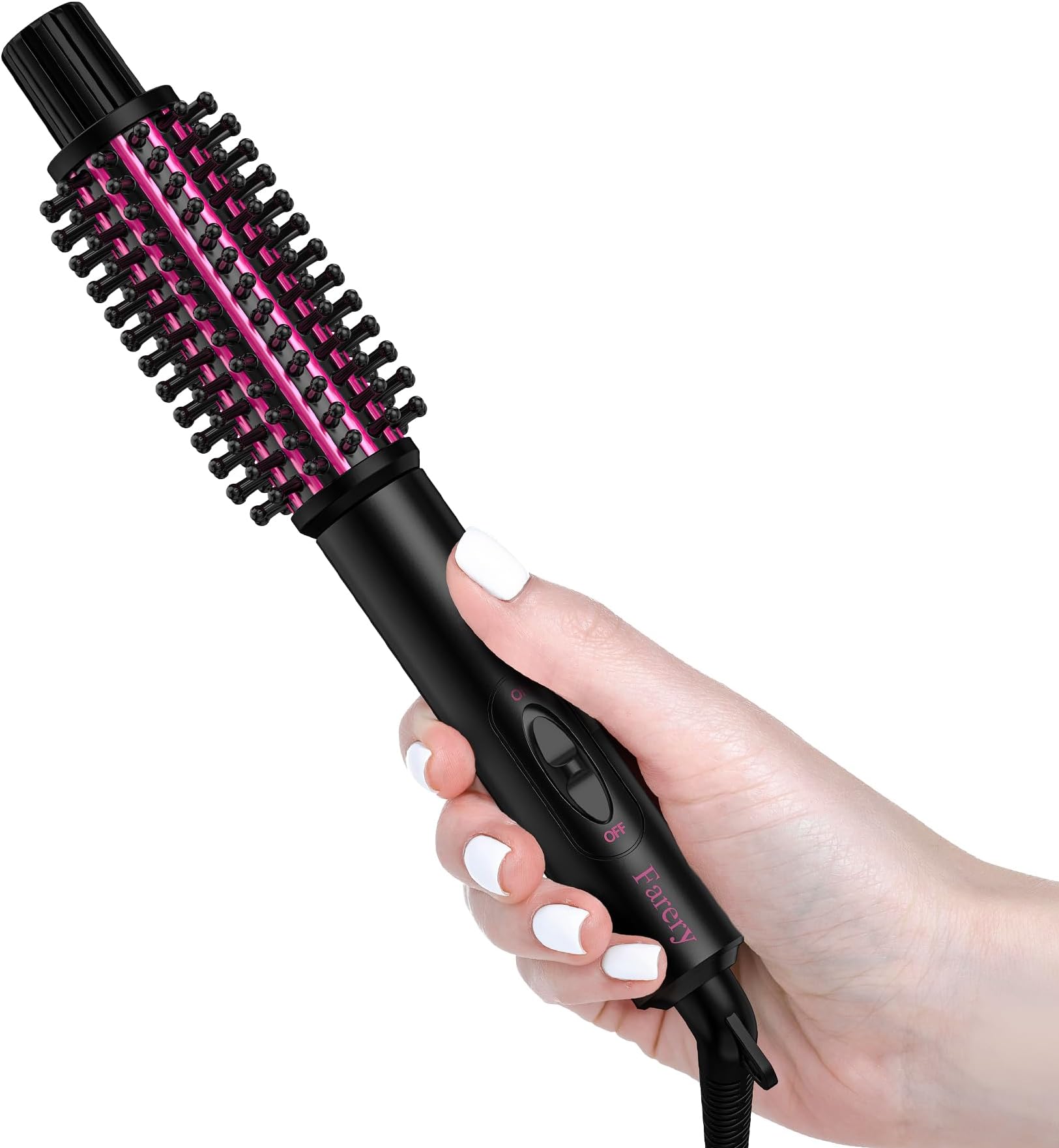 Amazon.com : FARERY Mini Thermal Brush, Small Curling Iron Perfect for ...