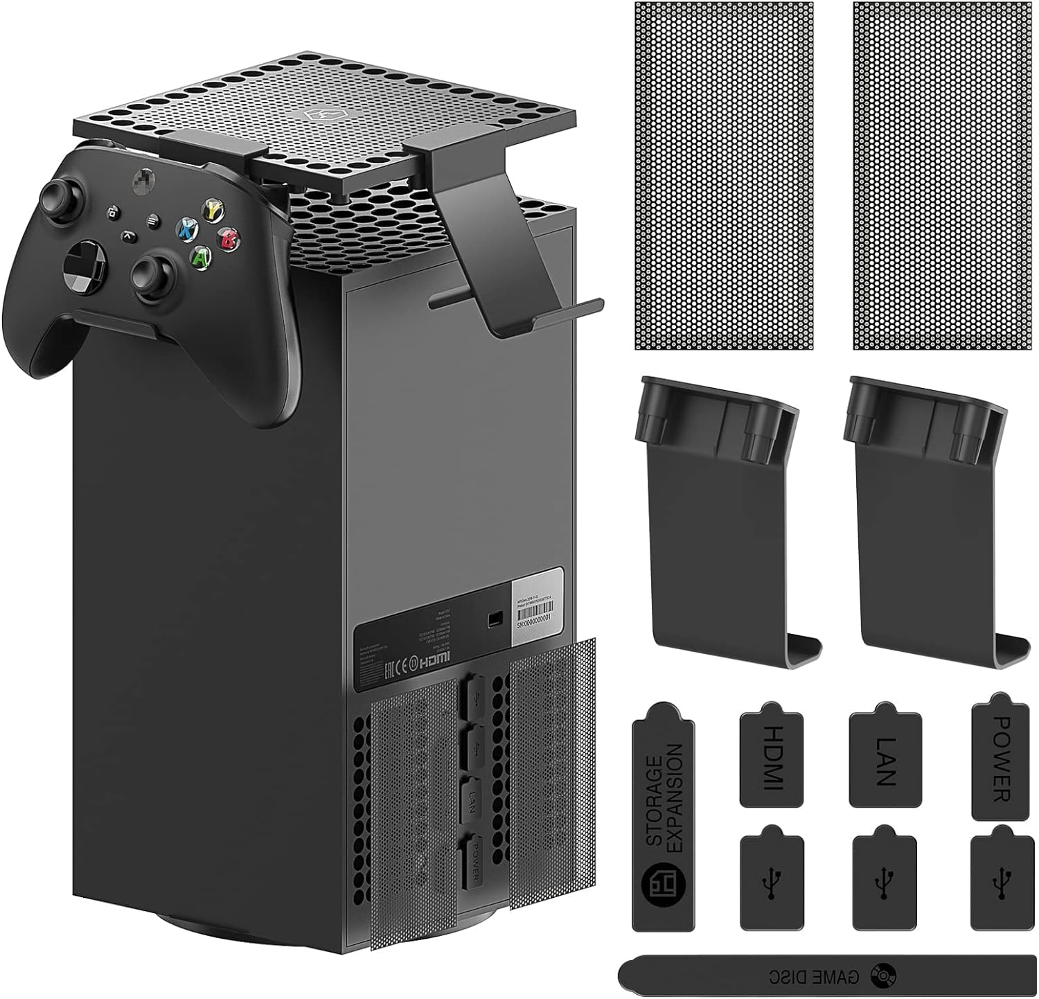 Dust Cover Control Bracket, With 2 Controller Brackets and 8 Dust ...