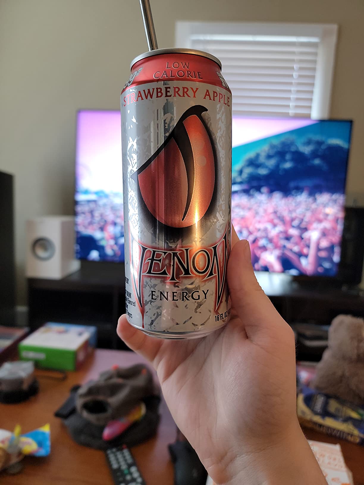 Amazon.com : Venom Energy Low Calorie Strawberry Apple Drink, 16 Ounce ...