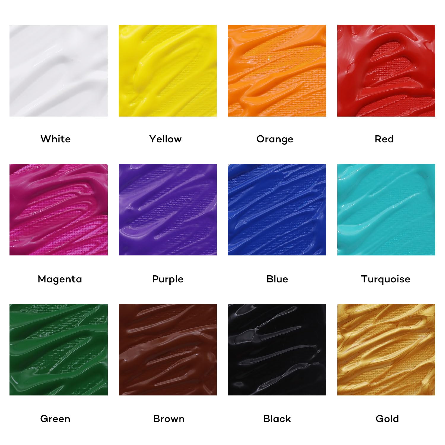 Craft Supplies Mont Marte Tempera Paint Set - 12 Colors X 500ml For ...