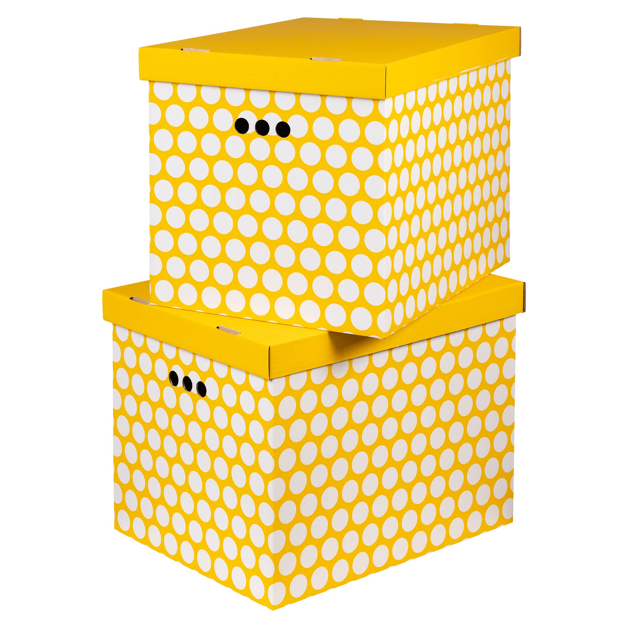 Cardboard Storage Boxes with Lid, Decorative Wardrobe, Closet, Home ...