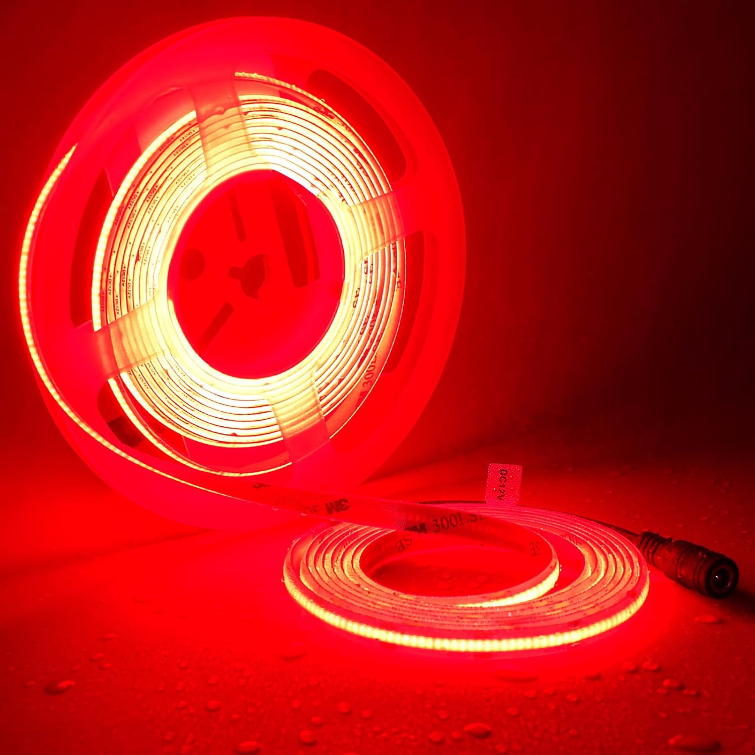 Amazon.com: TOPAI 12V COB LED Strip Light Red Waterproof IP65 16.4ft/5M ...