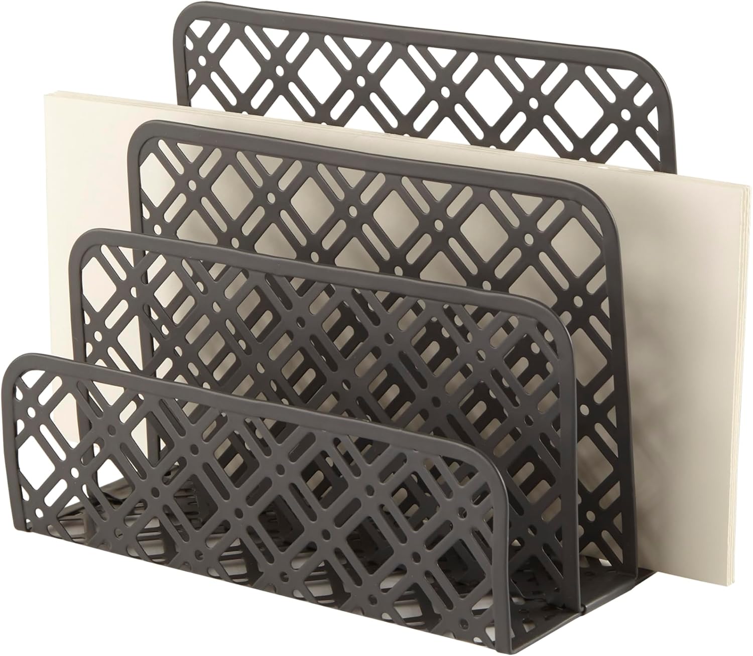 Amazon.com : Realspace® Streya Cut-Metal Letter Sorter, 5-1/2"H x 6-7/8 ...