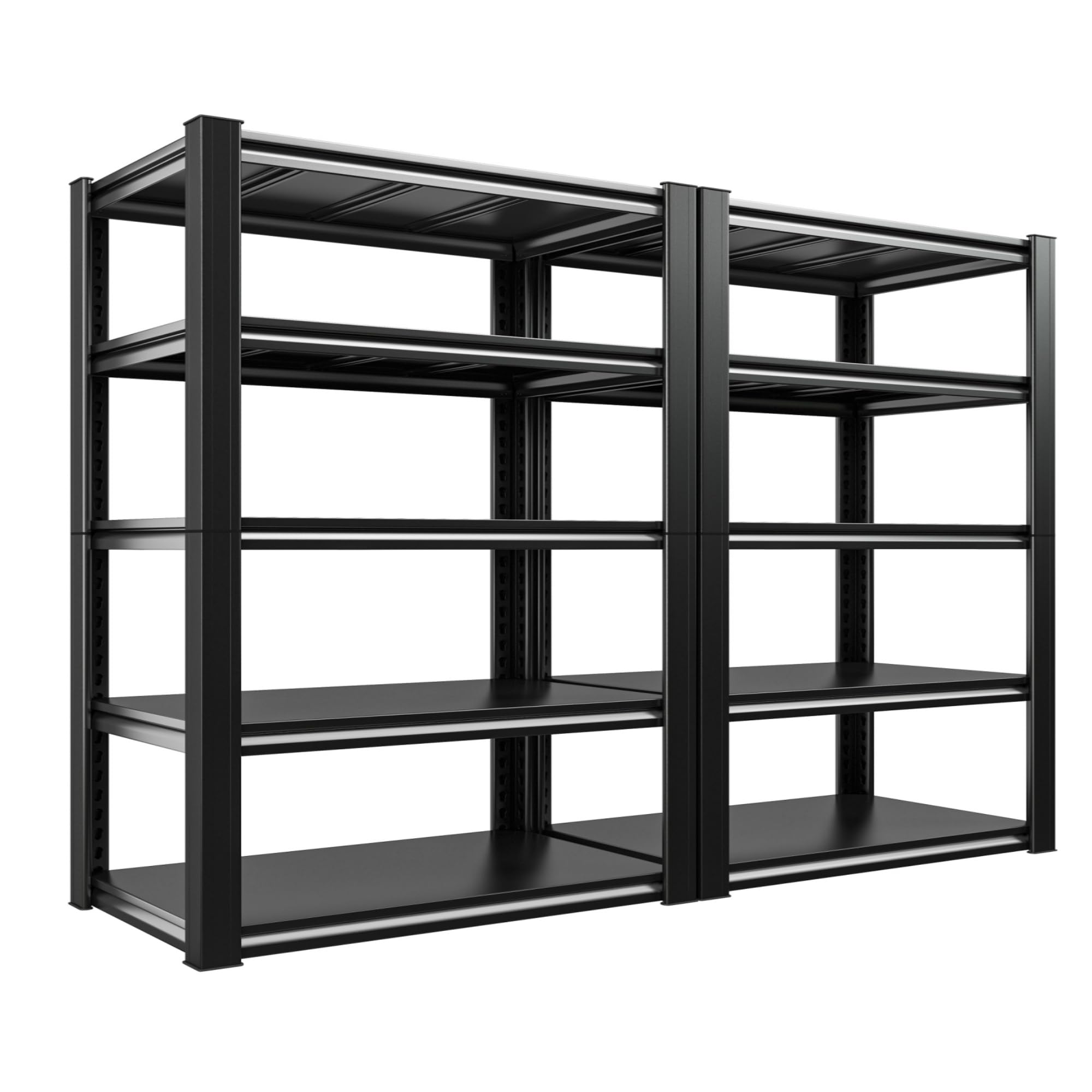 Buy Raybee Garage Storage Shelves Heavy Duty Garage Shelving, 2 Pack ...