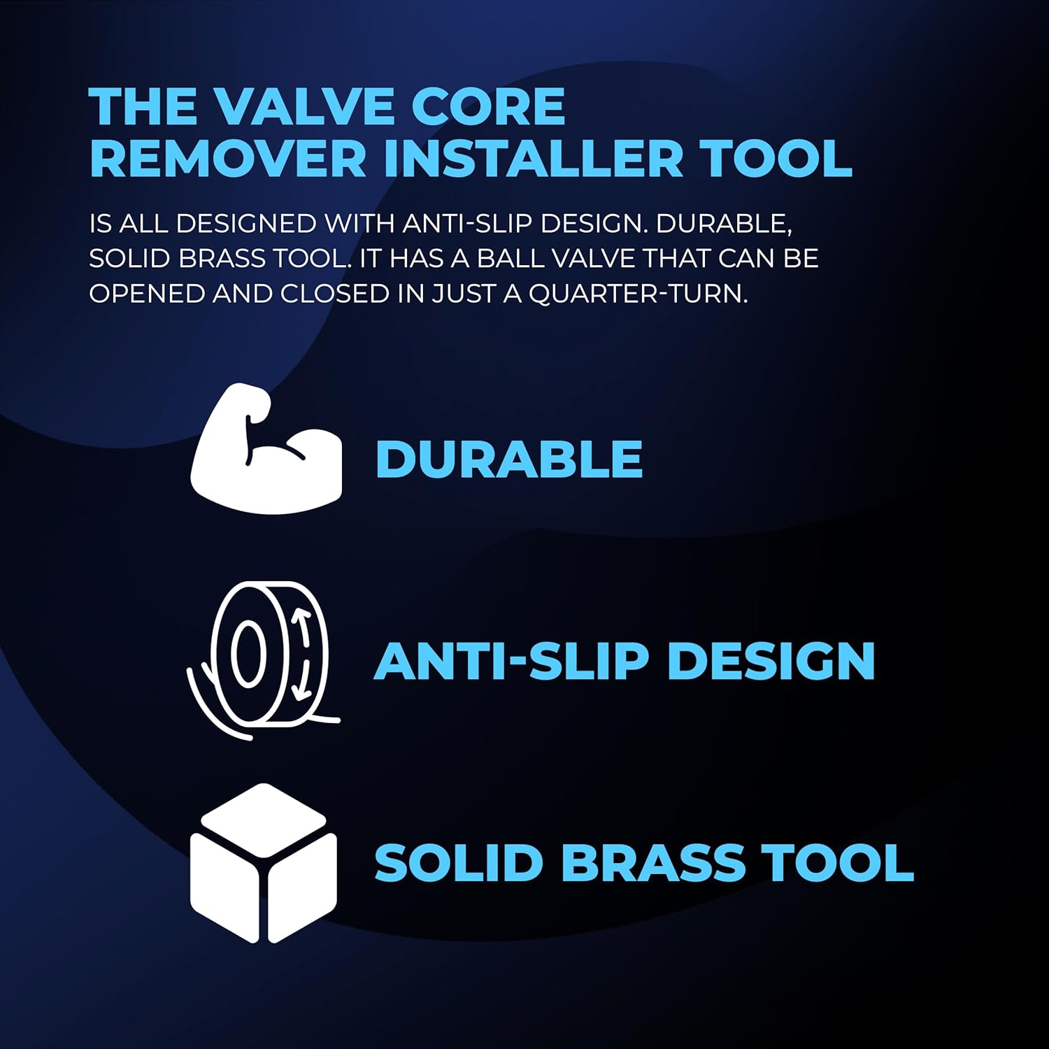Valve Core Removal Tool - Valve Core Remover Installer Tool with Dual ...