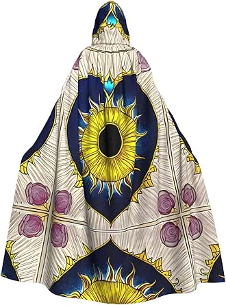 Amazon.com: vacsAX Cartoon heart sun Cloaks - Adult witch cloak, hooded ...