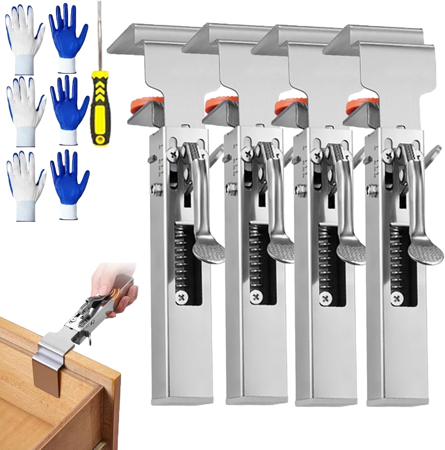 Adjustable Drawer Fixing Clamp,Drawer Front Installation Clamps,2024New ...