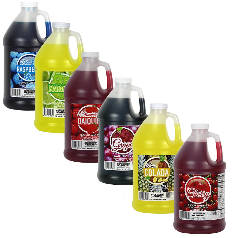 Snapklik.com : Concession Express Slush & Slushy Mix Multi-pack