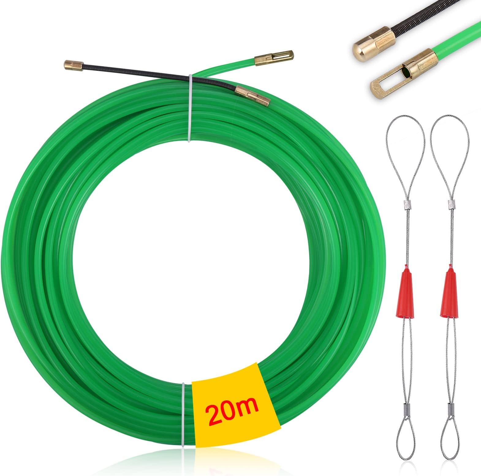 Aiguille Electricien,20M Tire Fils Electrique 4,5mm Diamètre Aiguille ...