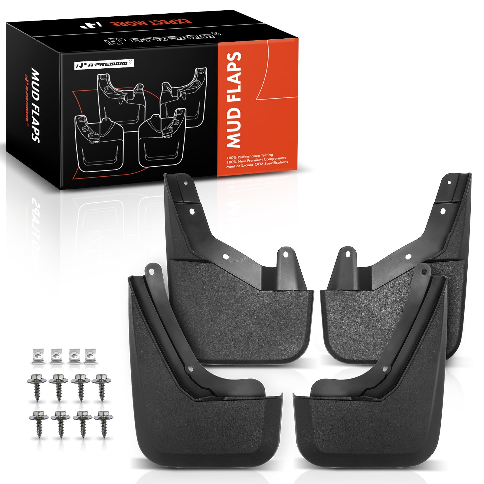 Amazon.com: A-Premium 4PCS Mud Flaps Splash Guards Mudflaps Mudguards ...