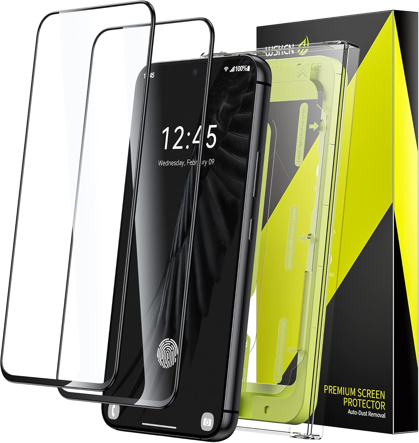 Amazon.com: WSKEN for Samsung Galaxy A54 5G Screen Protector,[Auto-Dust ...