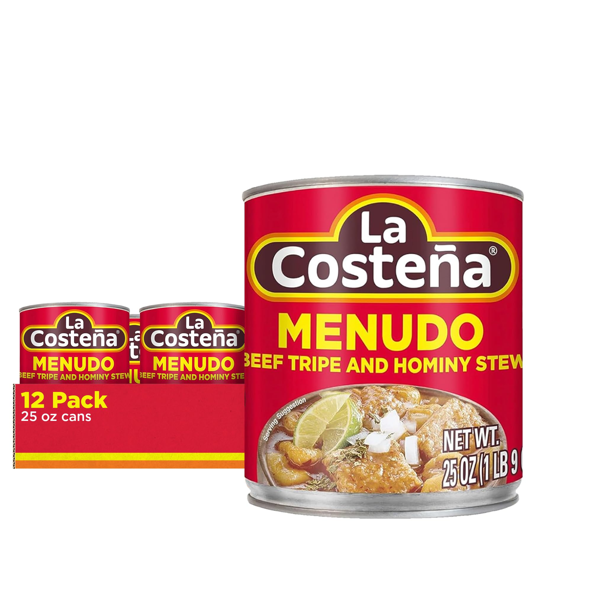 Amazon.com : La Costeña Menudo 25 oz (12-Pack) : Grocery & Gourmet Food