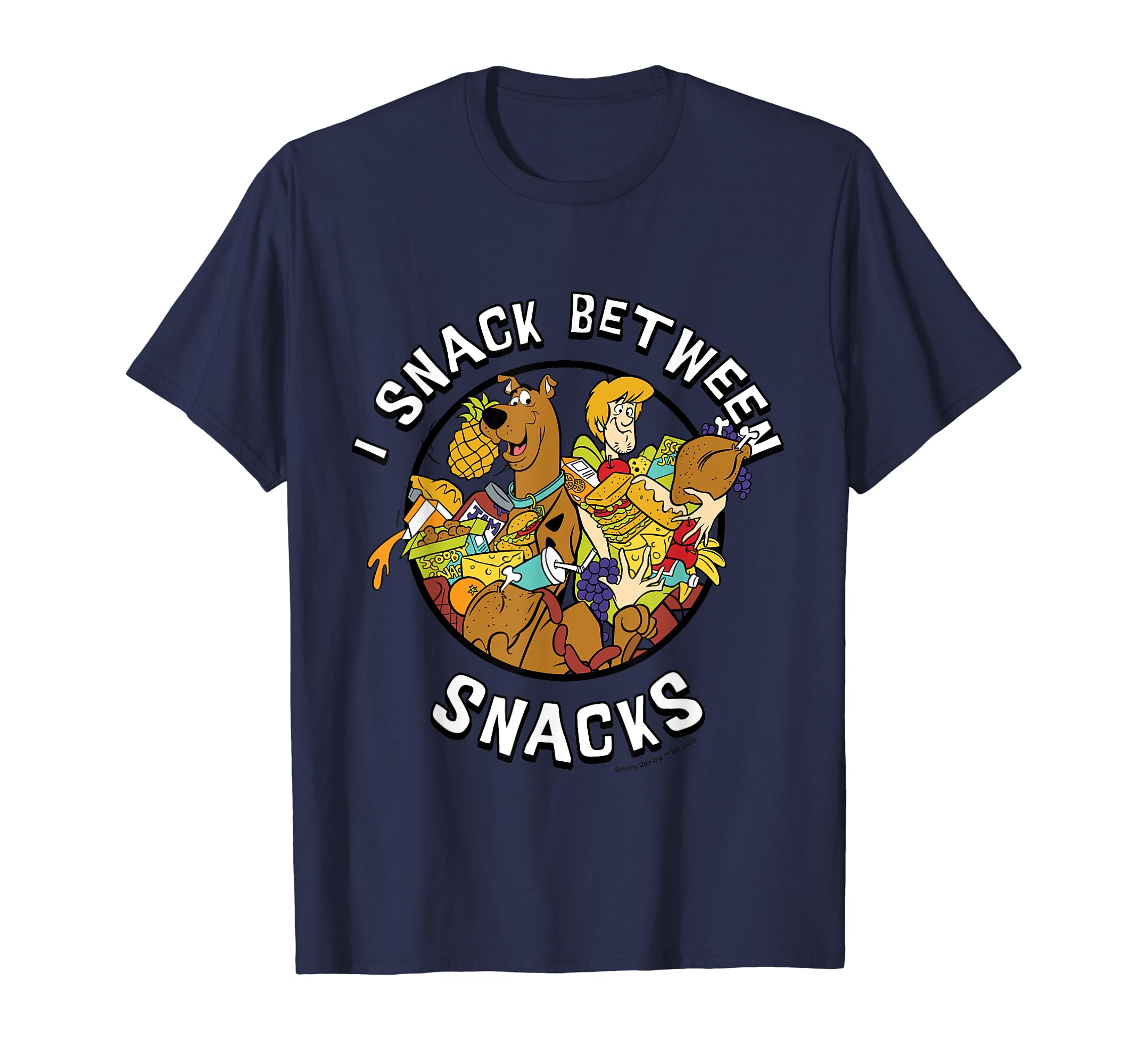 Amazon.com: Scooby Doo I Snack Between Snacks T-Shirt : Clothing, Shoes ...