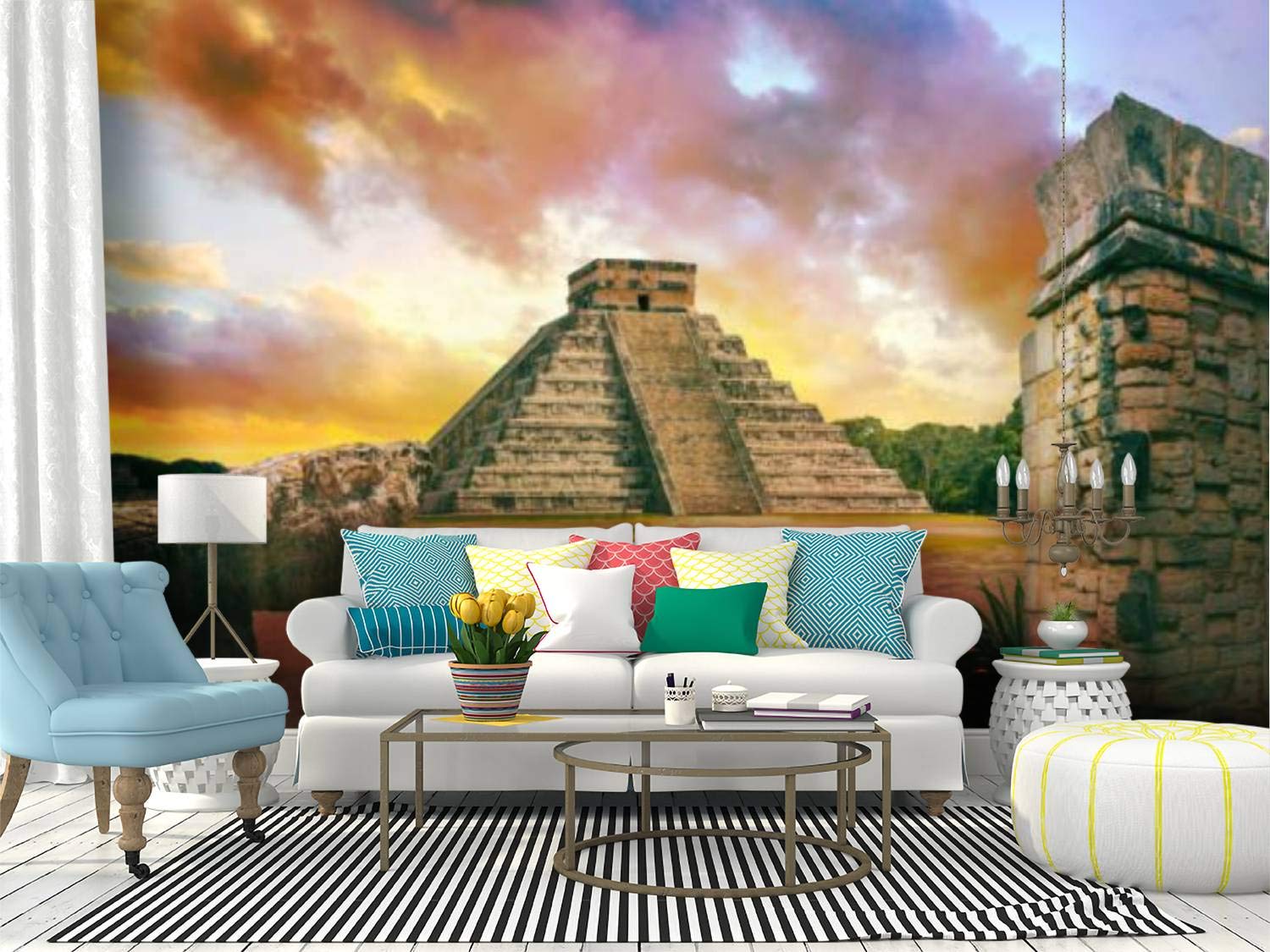 Mayan Pyramid Wallpaper