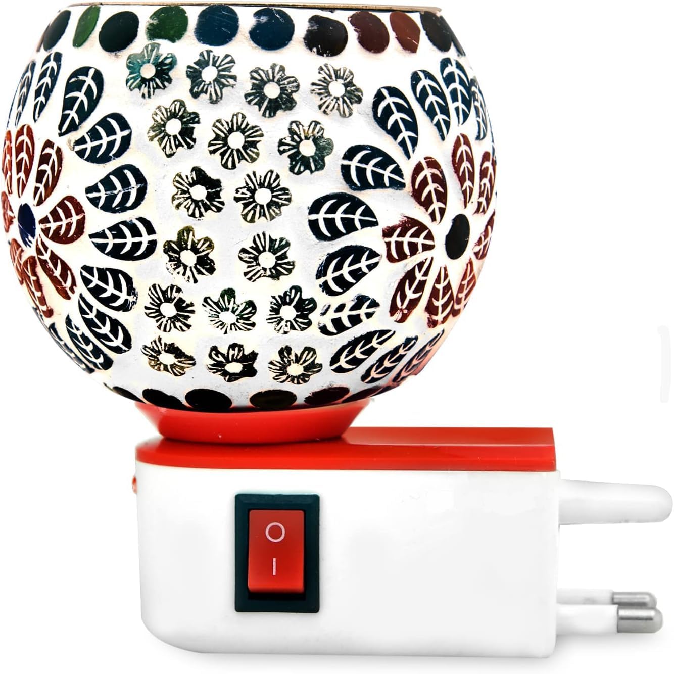 BAREPEPE Electric Kapoor Diffuser for Home Kapoor Dani with Light Lamp ...