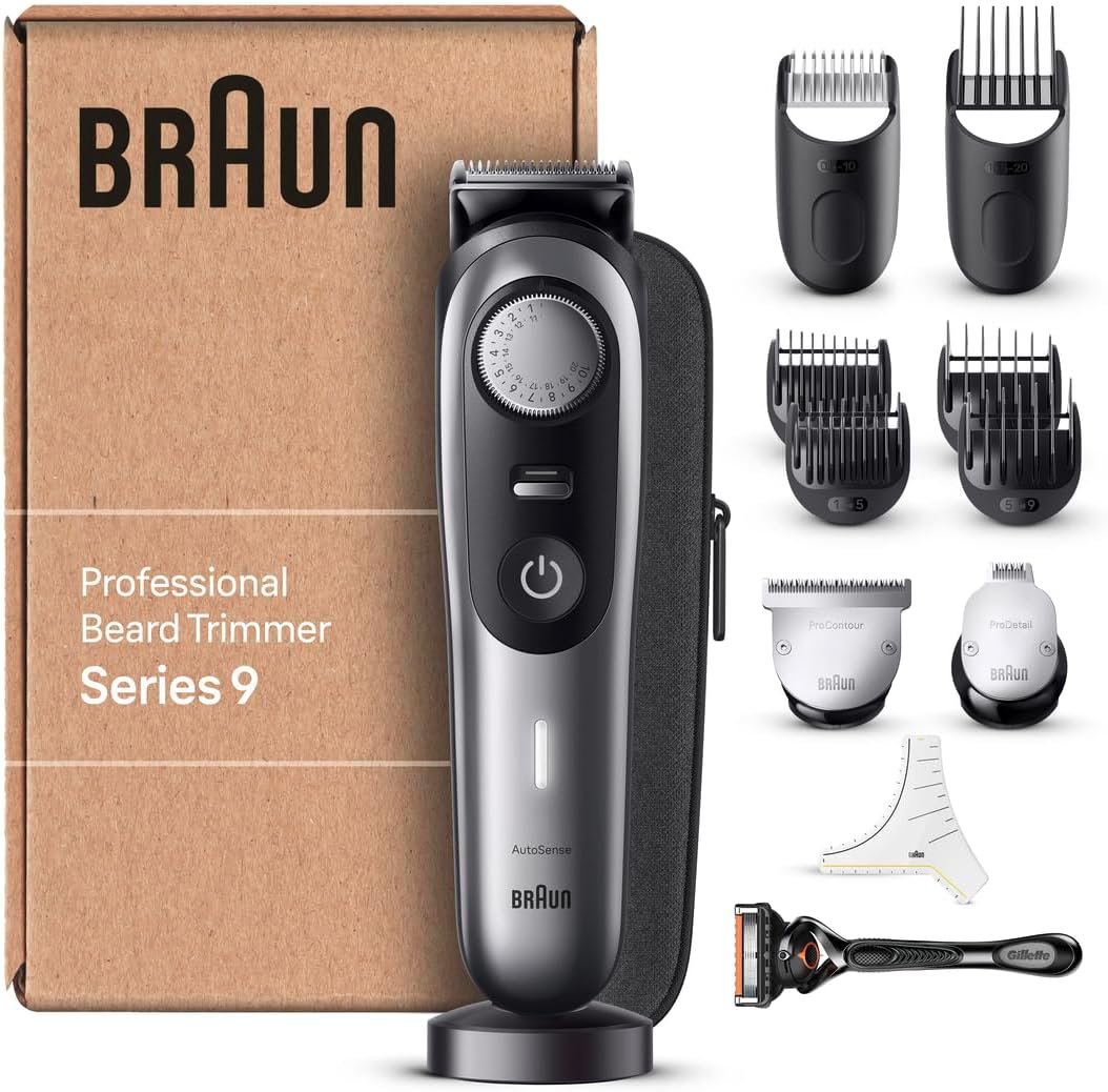 Braun Tondeuse Electrique A Barbe Series 9 BT9440 Pour Hommes, Avec La Lame La Plus Affûtée De ...