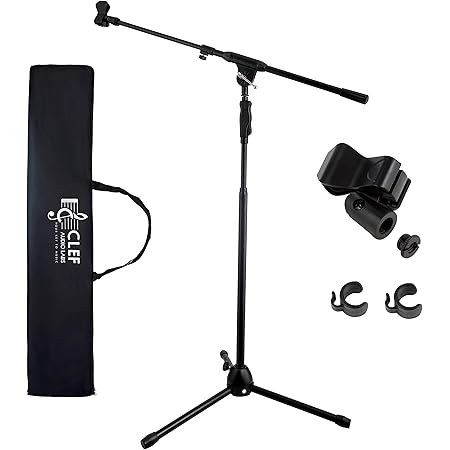 Amazon.com: Hercules MS531B EZ Clutch Tripod Microphone Stand with Boom ...