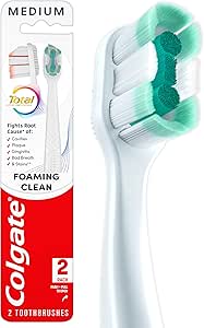 Amazon.com : Colgate Total Active Prevention Foaming Clean Medium ...