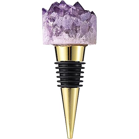 Amazon.com: Wine Stoppers, Decorative Wine Bottle Stoppers with Gold ...