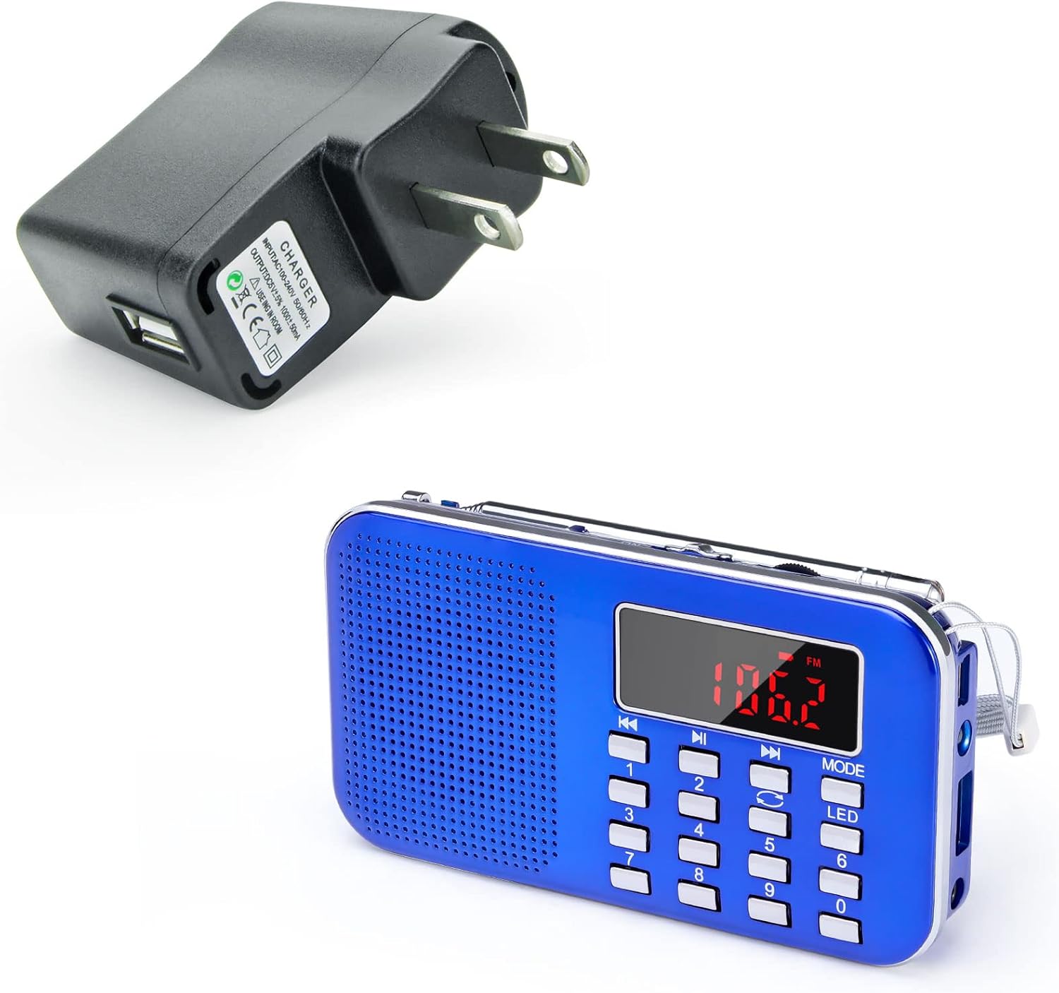 Amazon.com: Mini Portable Radio and Its Dedicated Adapter : Electronics