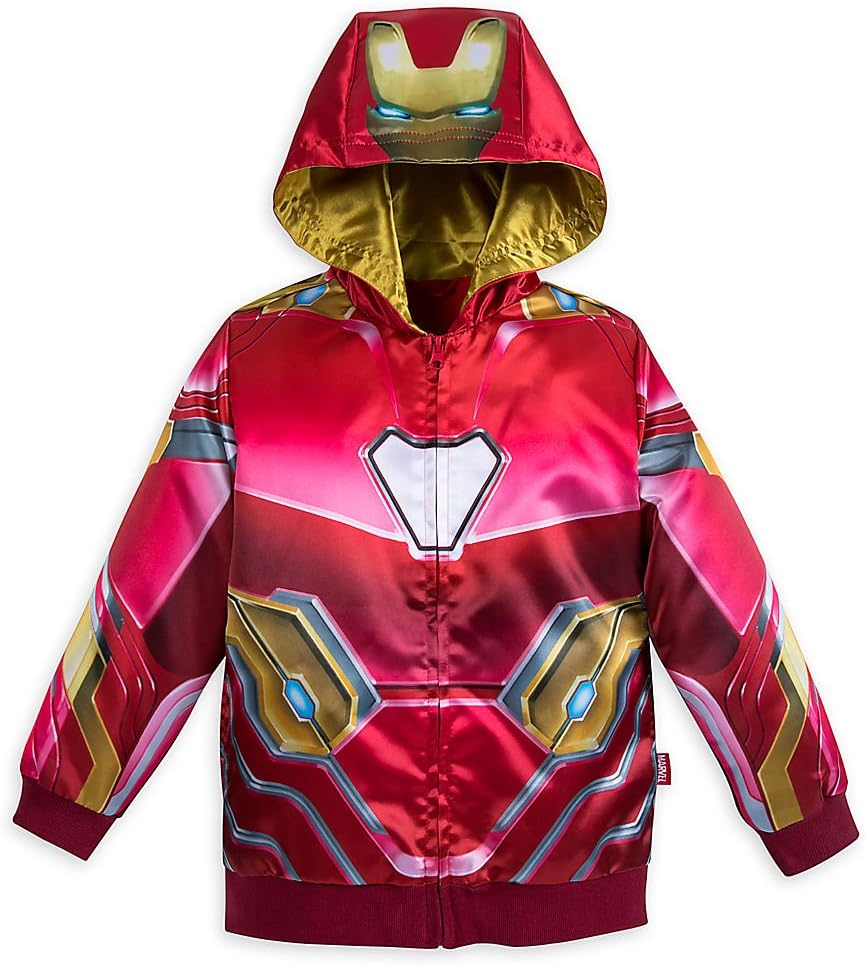 Amazon.com: Marvel Iron Man Hooded Jacket for Kids - Avengers: Infinity ...