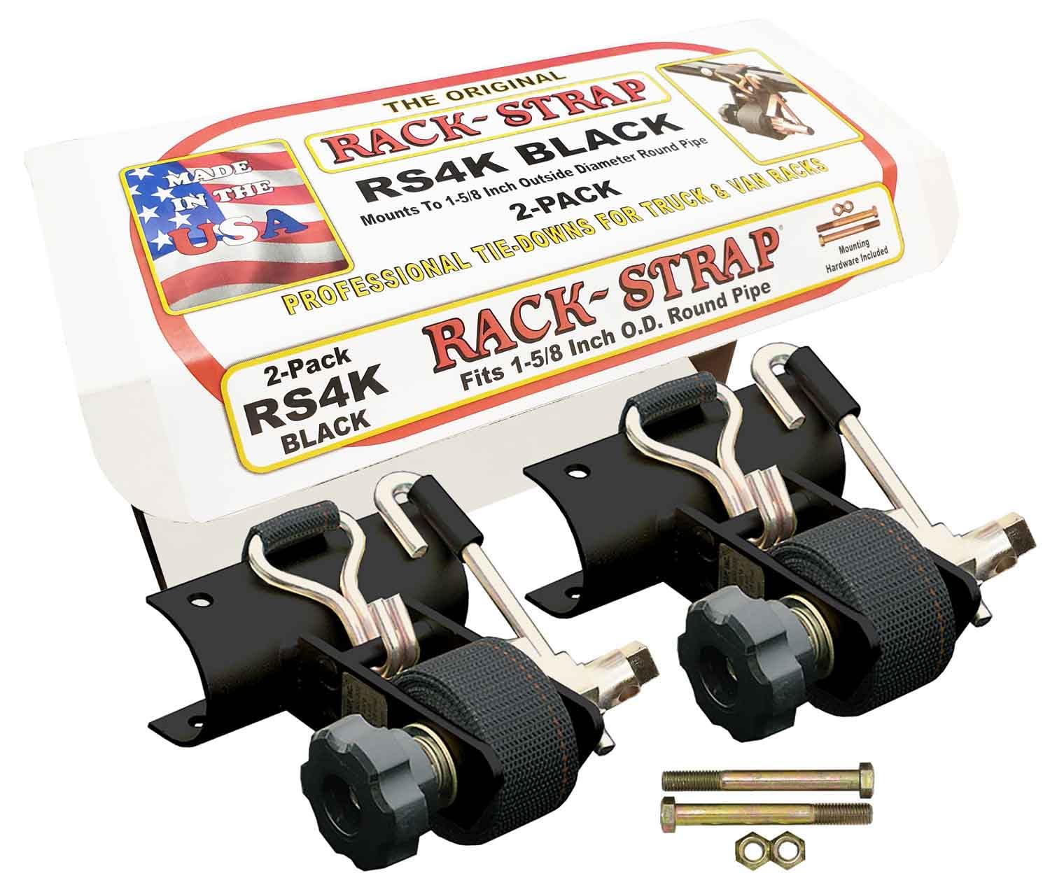 Amazon.com: 2 Pack, Rack-Strap Ladder Rack Tie-Downs, Round Mounting ...