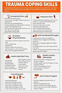 Amazon.com: Trauma Coping Skills Metal Sign Vintage Wall Decor Office ...