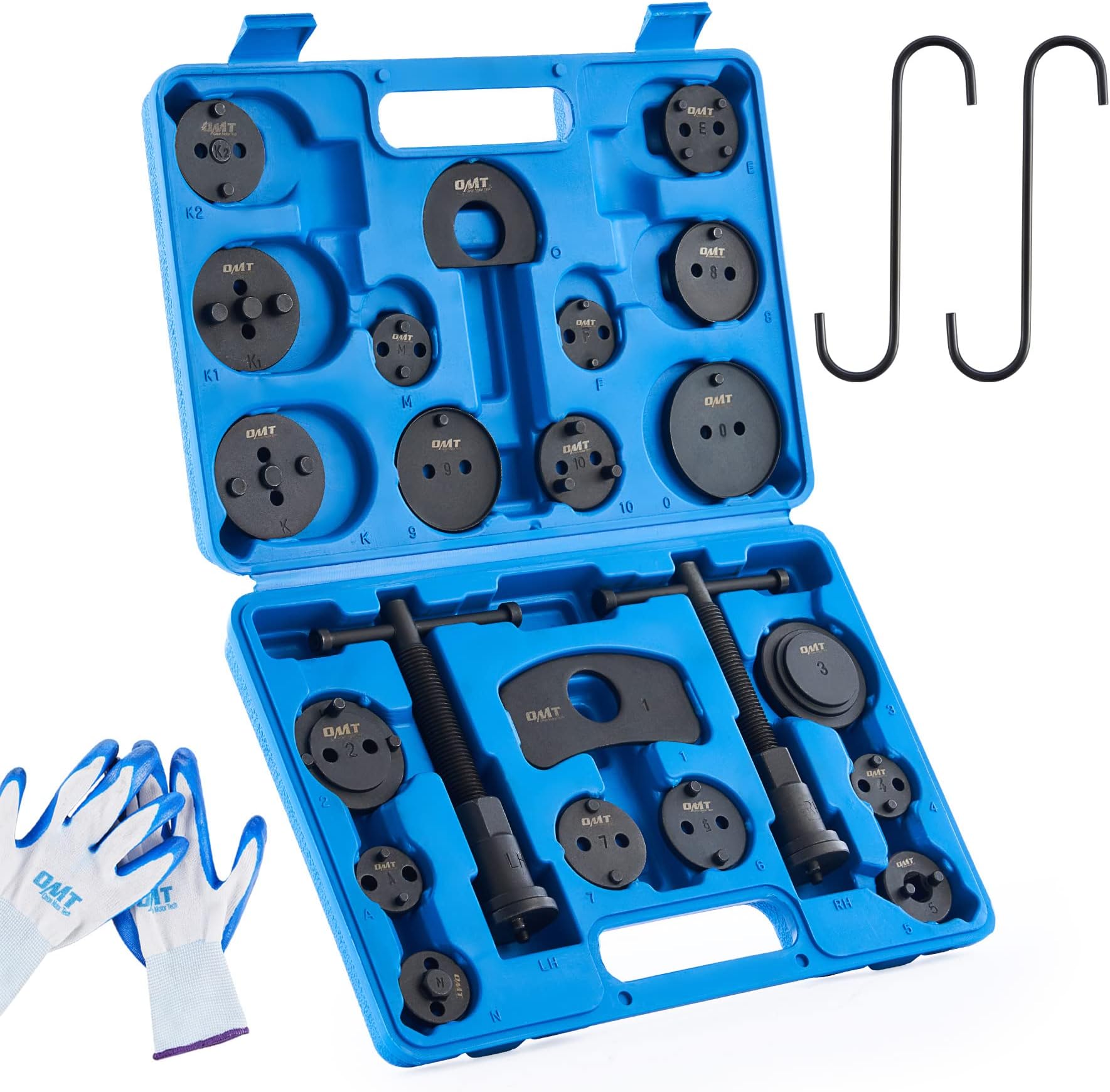 Amazon.com: Orion Motor Tech Brake Caliper Wind Back Tool Kit, 24pc ...