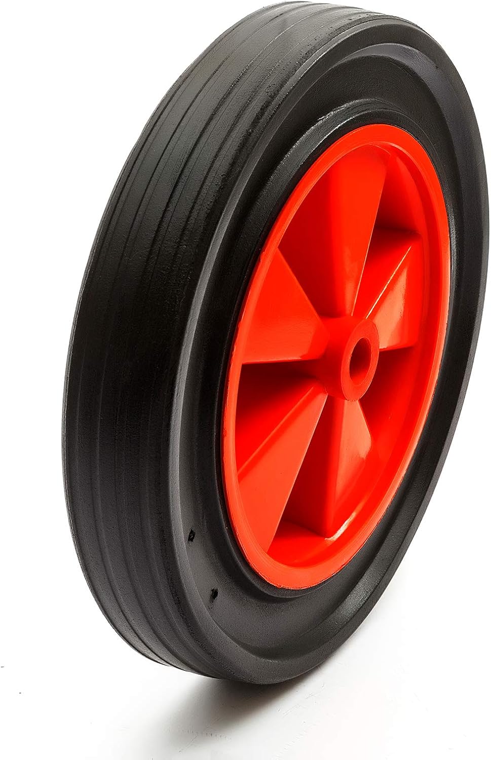 2 x 12" 12 Inch Wheel For Wheelbarrow & Jockey Wheels Solid Tyre ...