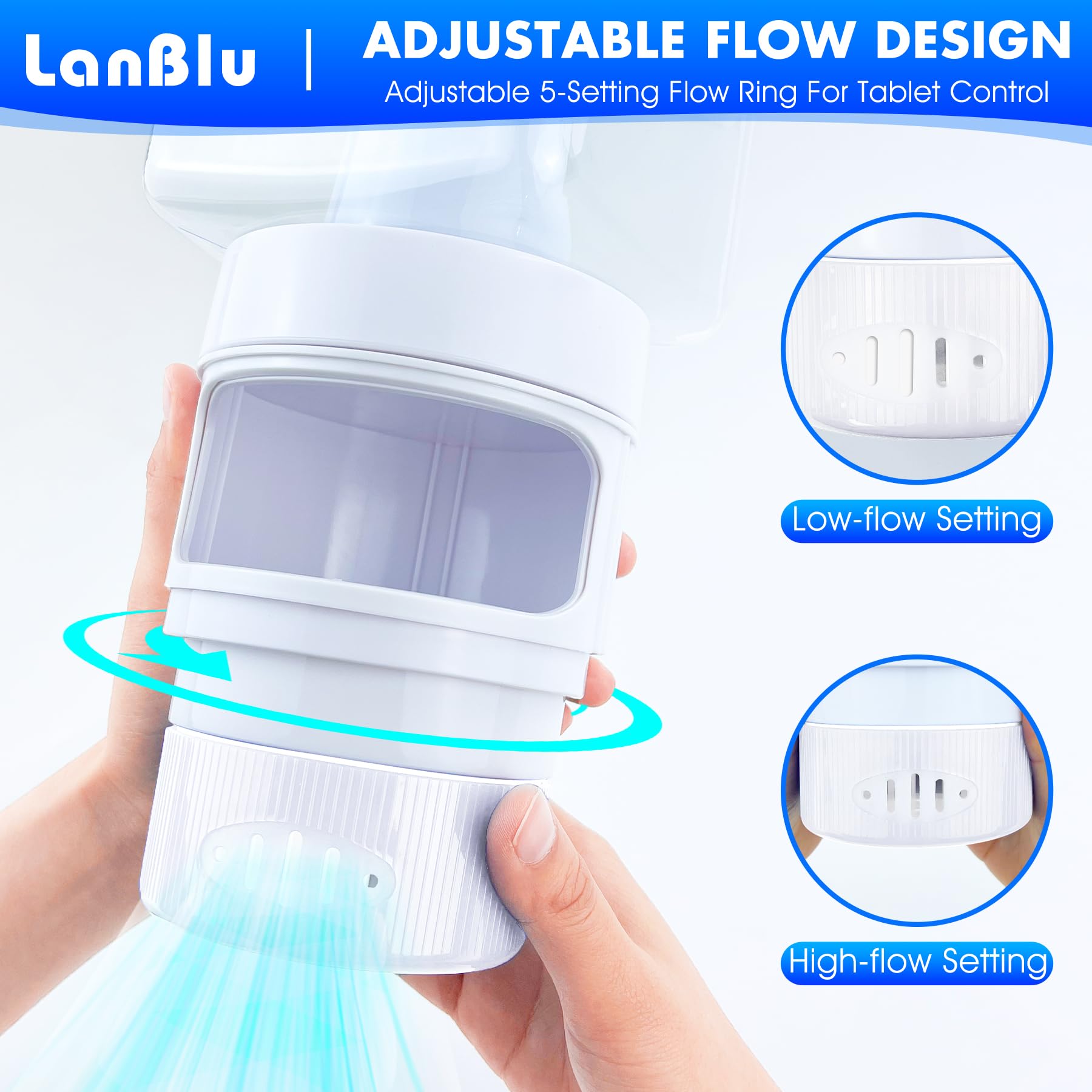 Snapklik.com : Solar Pool Chlorine Floater, Upgraded Flame Chlorine ...