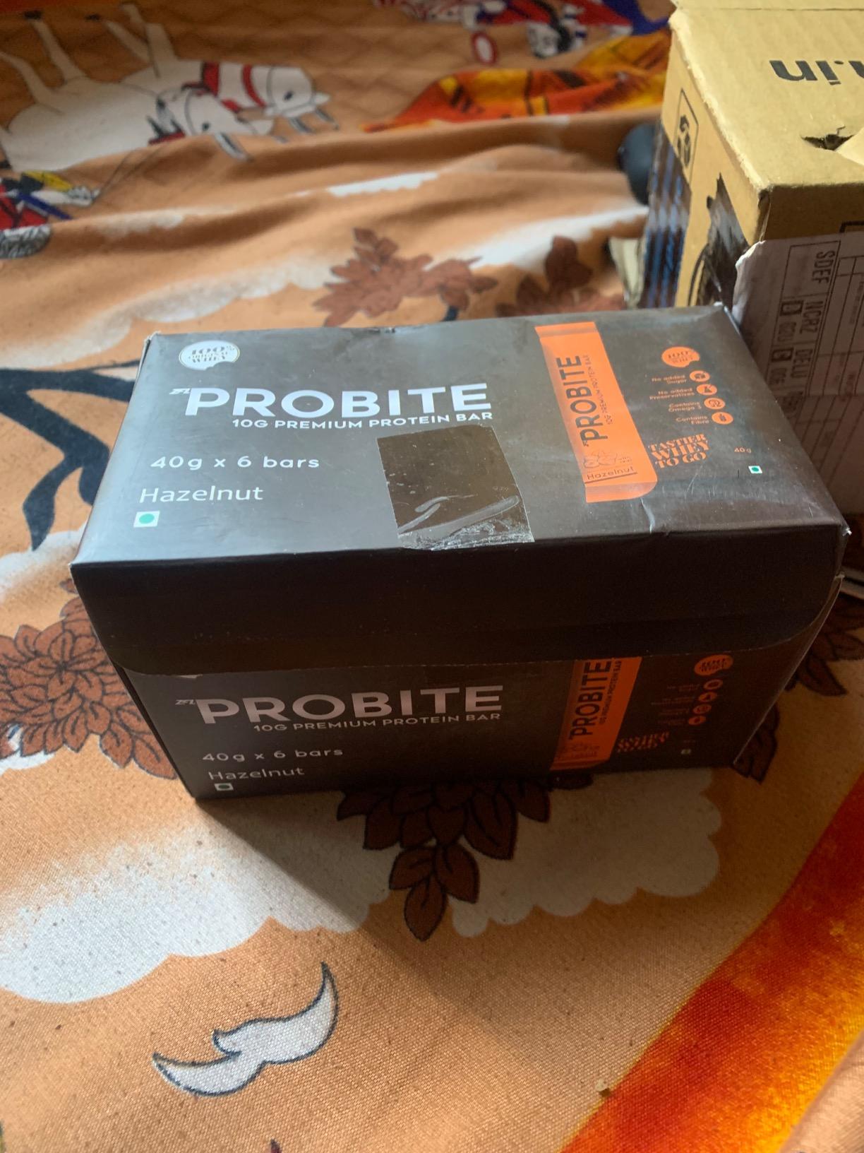 Probite Premium Protein Bar Hazelnut Flavor (10g Protein Each bar)- 40 ...