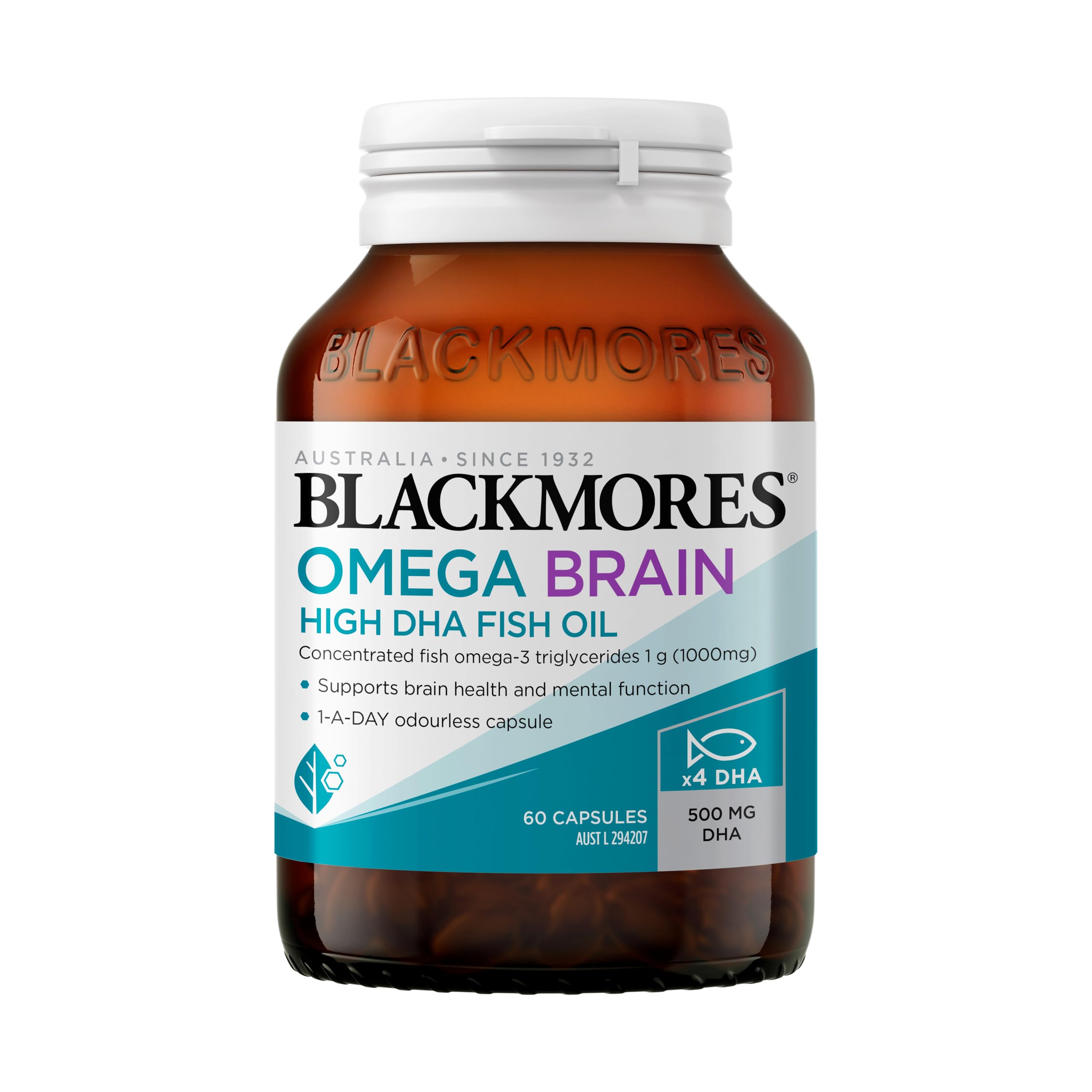 Blackmores Omega Brain | Supports Eye & Brain Health | Maintains ...