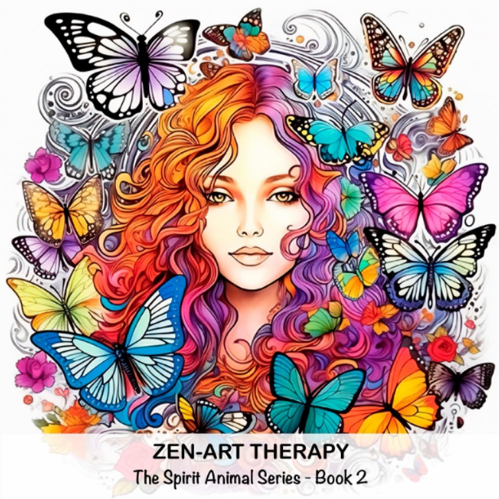 Amazon.com: Zen-Art Therapy: The Spirit Animal Series - Book 2: ...