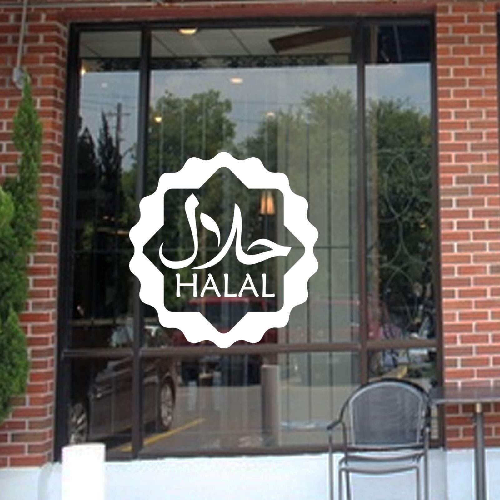 Buy Halal Sign Stickers, Halal Shop Sign Vinyl Sticker shop Window ...
