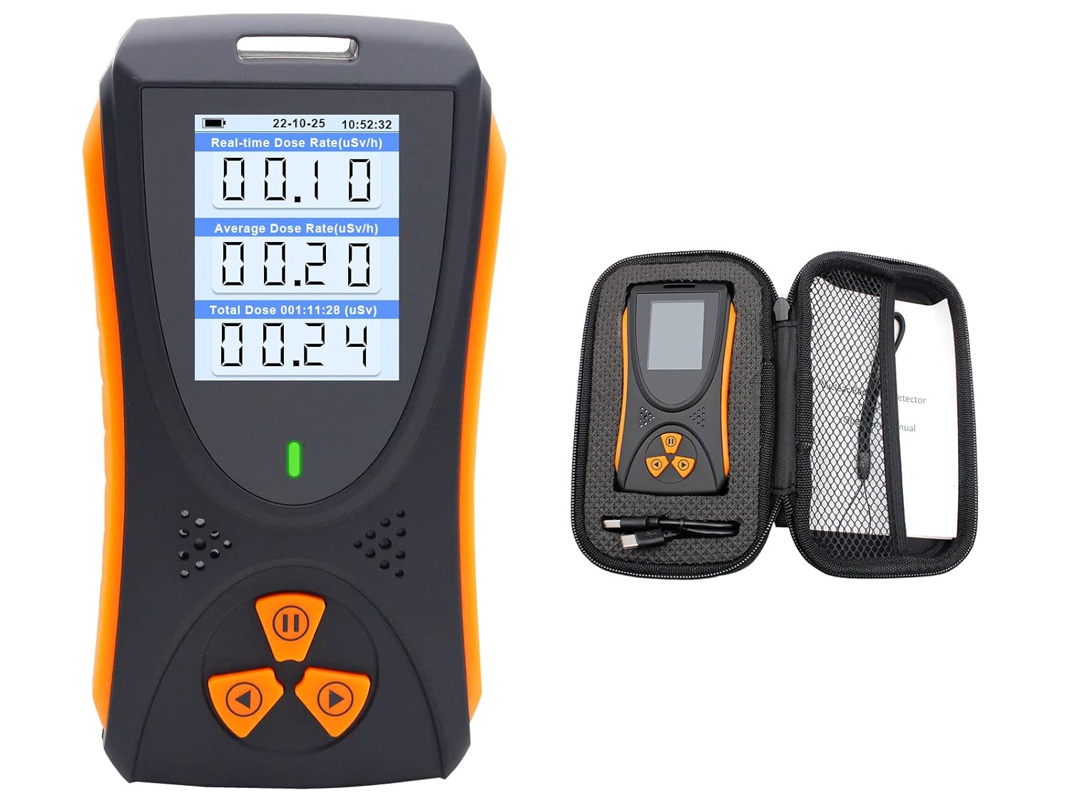 Geiger Counter Nuclear Radiation Detector, Portable High Accuracy ...