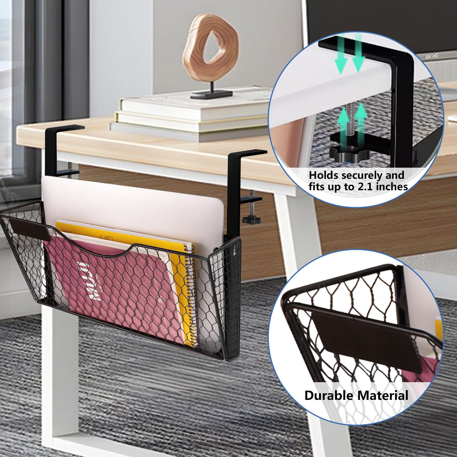 Snapklik.com : Under Desk Drawer Organizer, Under Desk Storage Drawers ...