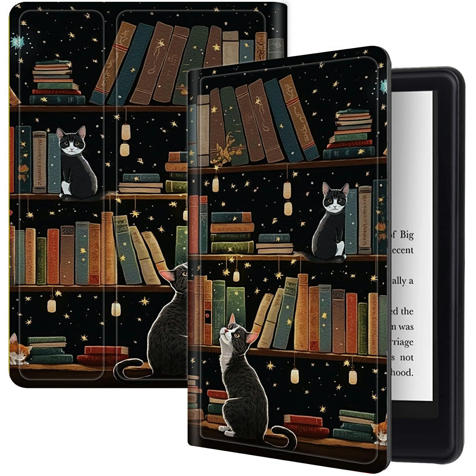 Amazon.com: Cat Library Case for All-New 6" Kindle (11th Generation ...
