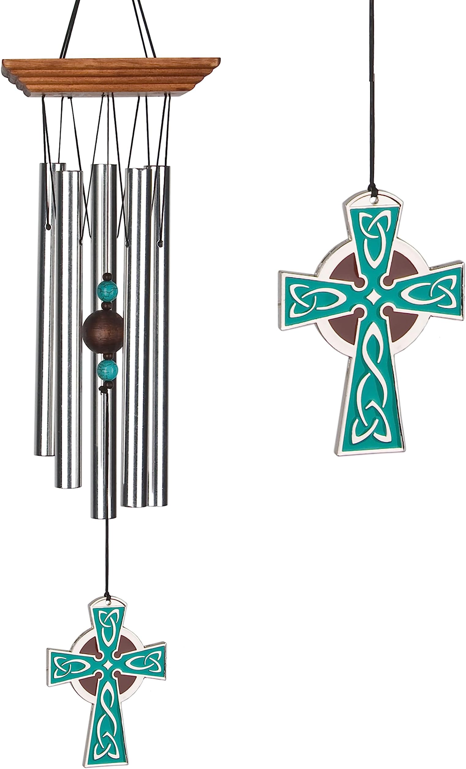 Amazon.com : MUMTOP Wind Chimes Outdoor-Cross Window Hanging - Crystal ...