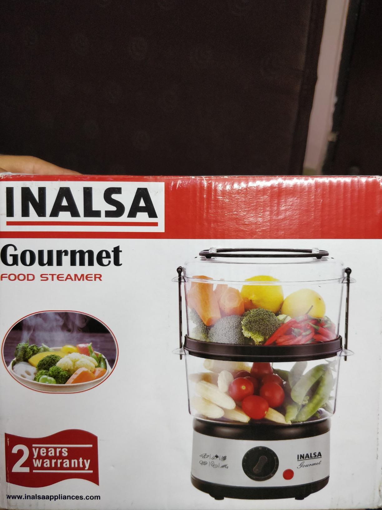 Buy Inalsa 5L Gourmet Multi-Function 500W-Food Steamer & Egg Boiler ...