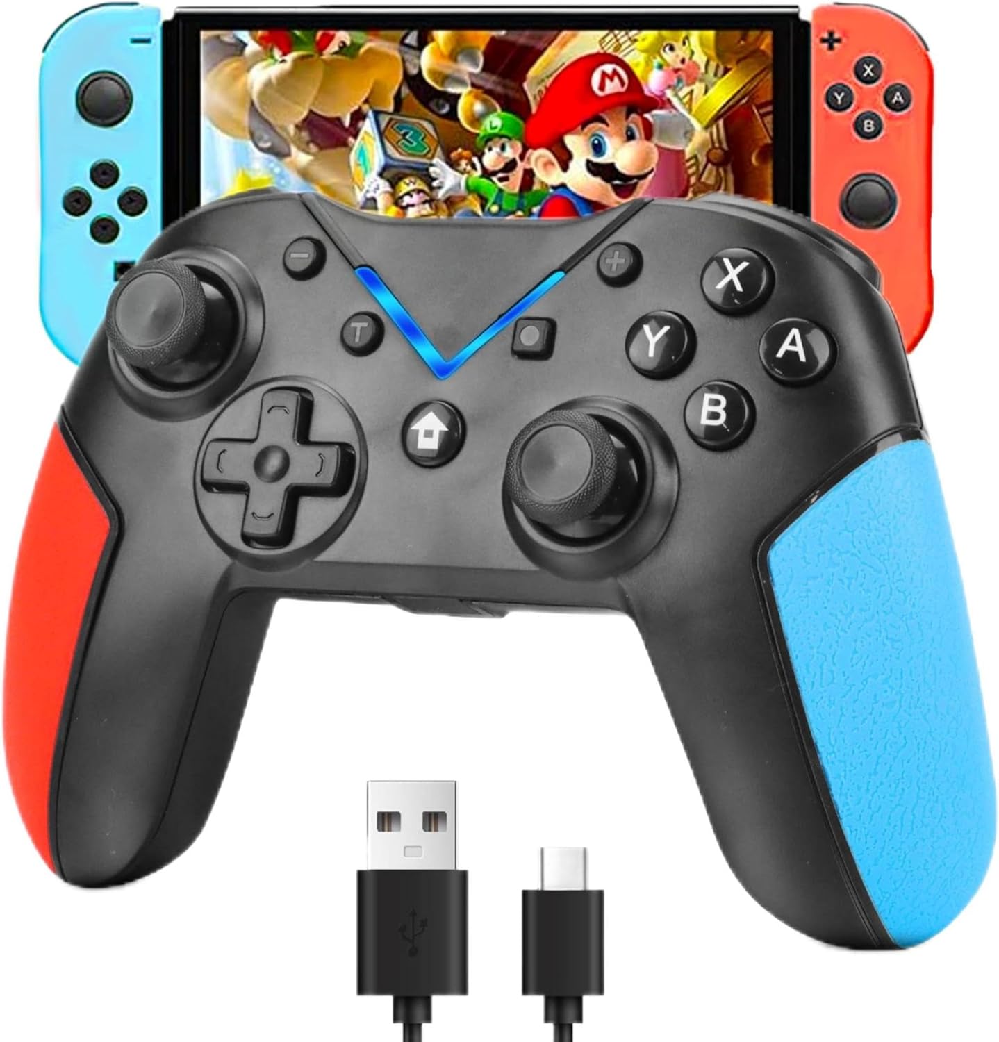 Controles para Nintendo Switch Inalambrico, Gamepad Bluetooth con ...