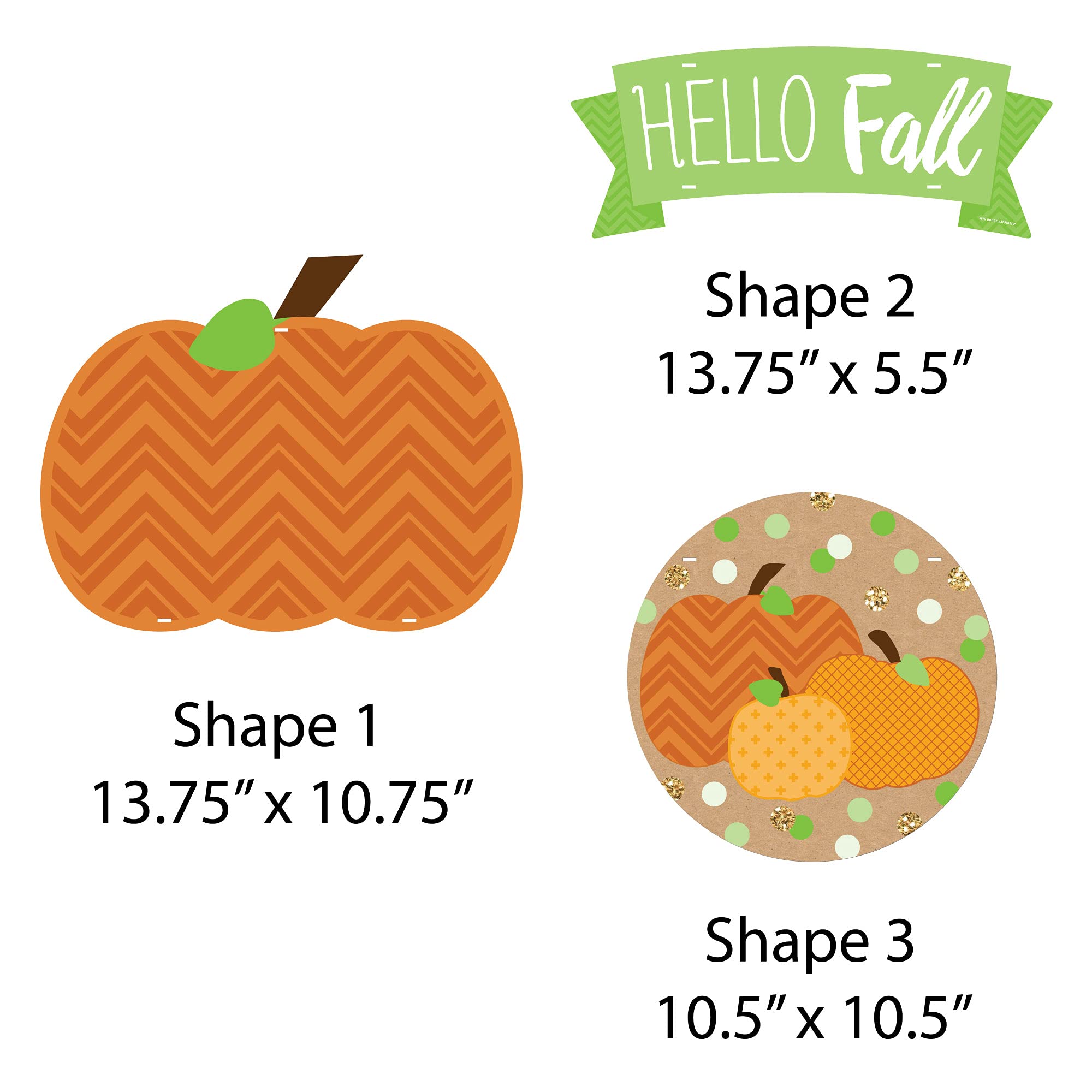 Chevron Pumpkin Clipart
