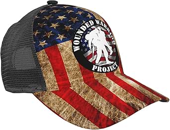 Us-Wounded-Warrior-Project Unisex Baseball Cap Mesh Trucker Cap Sun ...