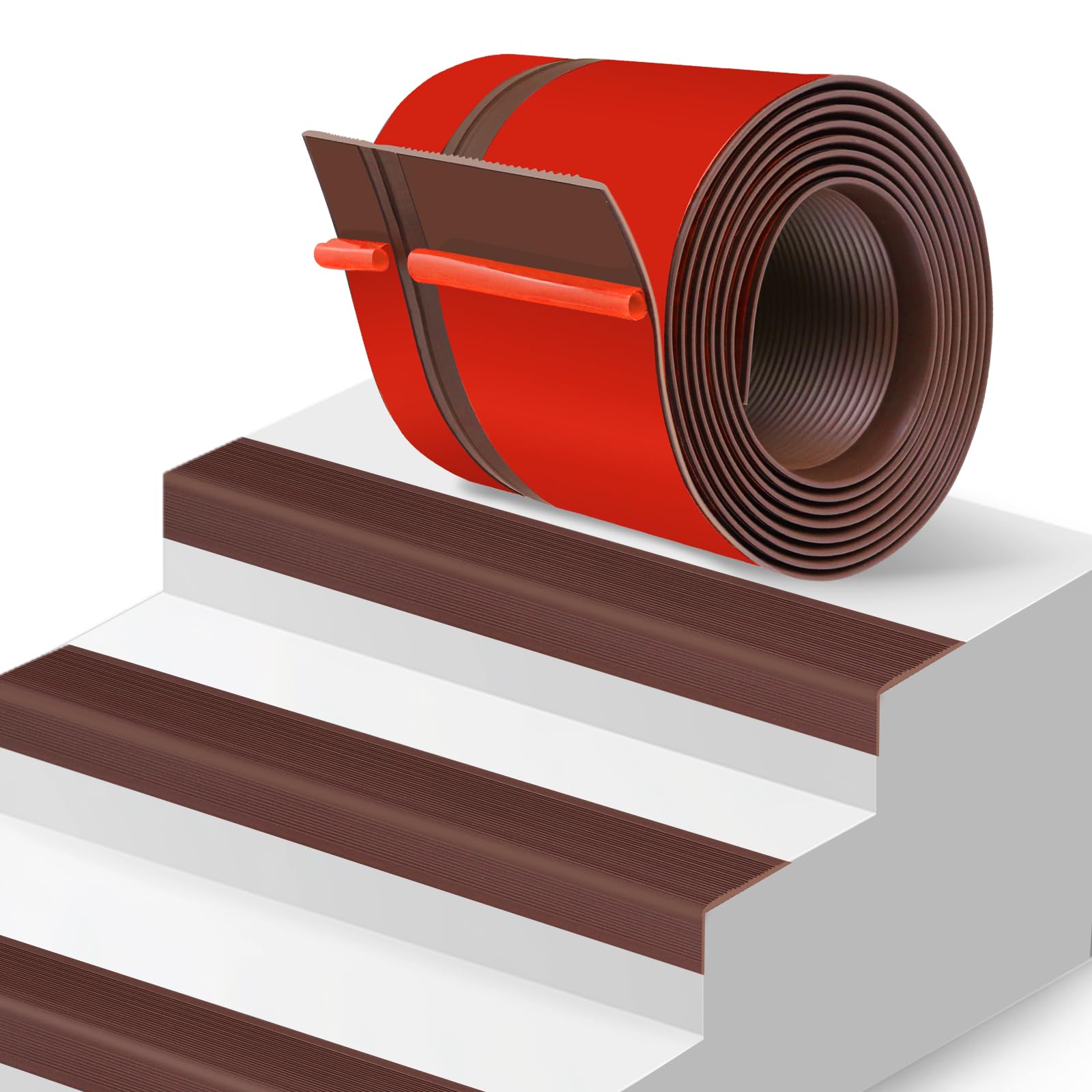 Snapklik.com : Stair Edge Trim Vinyl Stair Nosing 5.5" Self Adhesive ...