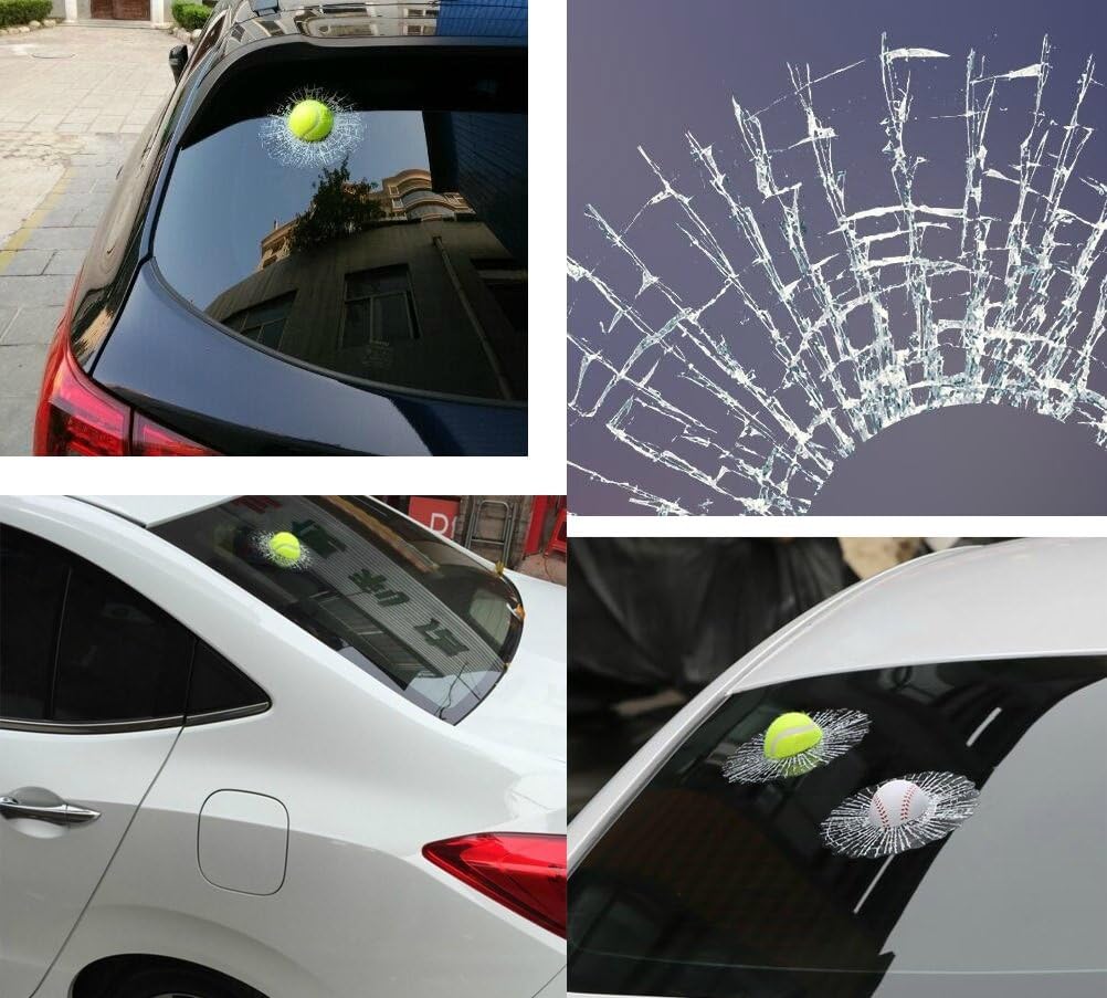 Amazon.com: Tennis ball Car Sticker Decal - 1 Pcs - Choose Different ...
