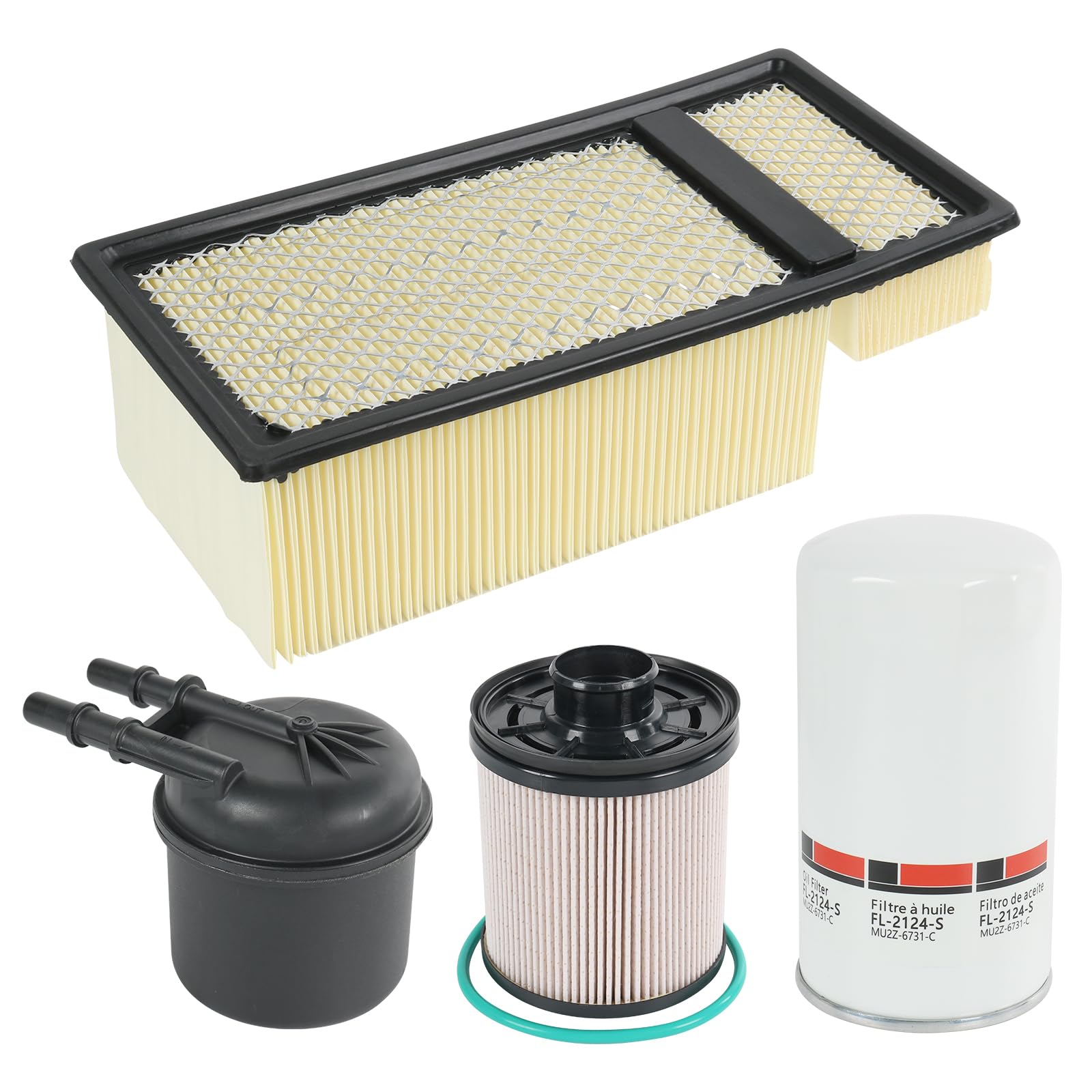 Amazon.com: JDMSPEED FL2124S FD4615 FA1902 Oil filter Fuel Filter Air ...