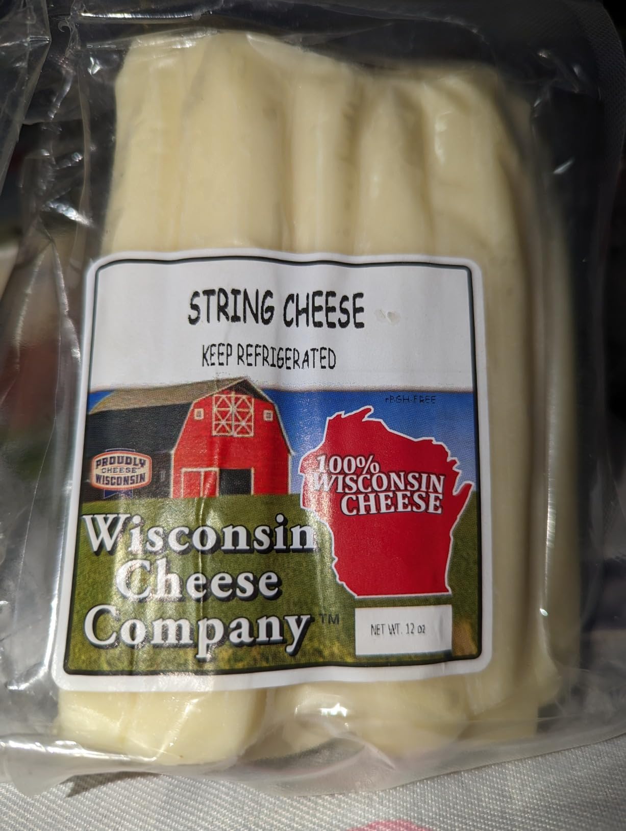 Amazon.com: Wisconsin Cheese Company - 100% Wisconsin String Cheese, 12 ...