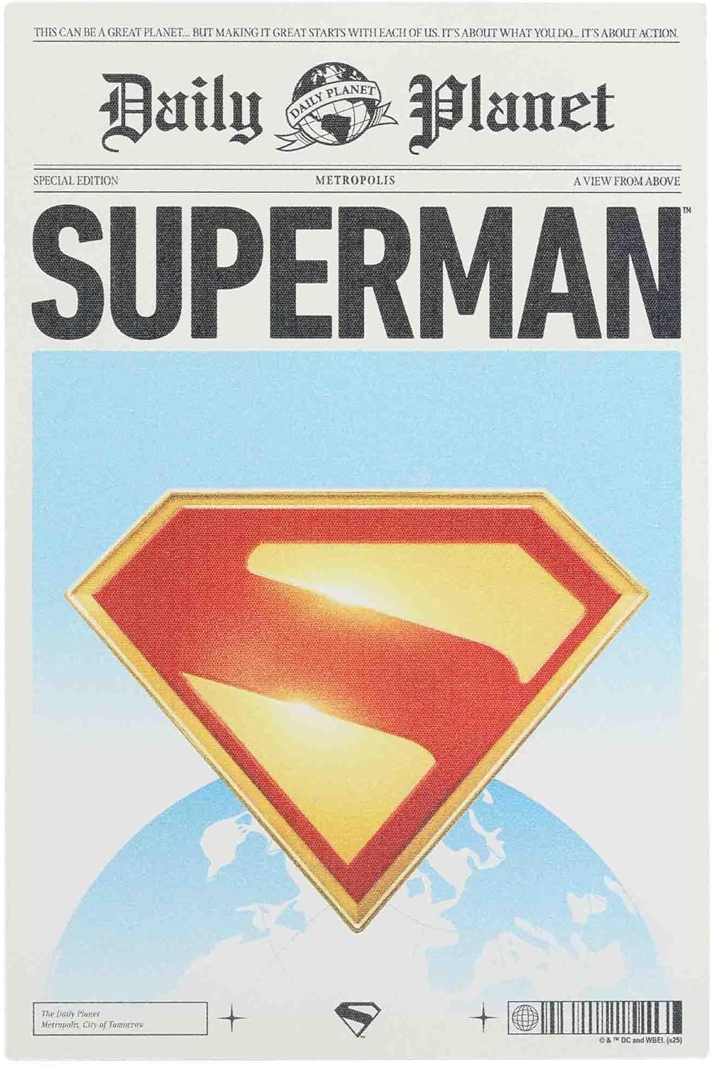 DC Comics Superman Daily Planet Wood Wall Decor – Classic Superman ...