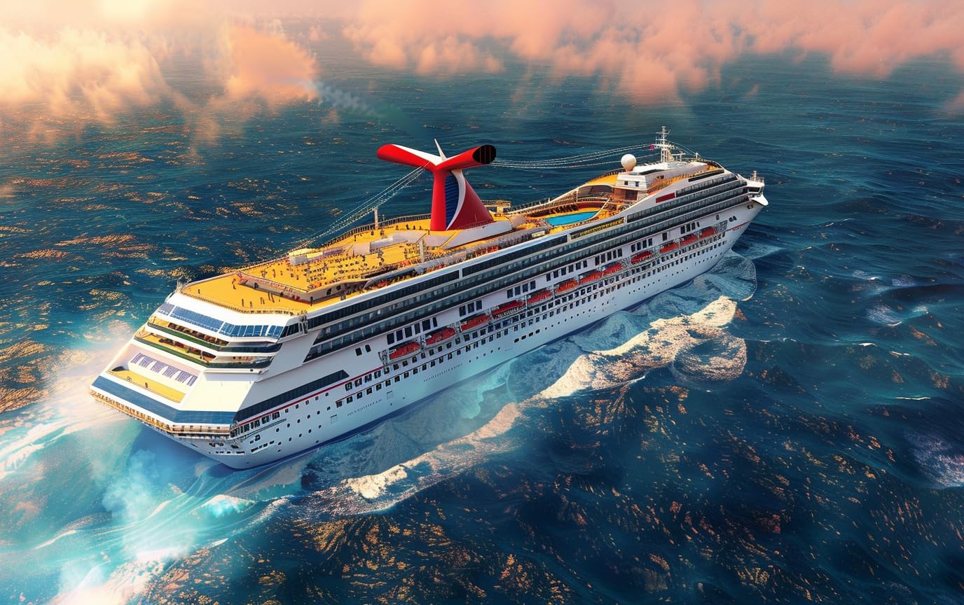 Amazon.com: Cruise Ship on Ocean 5D Diamond Art Painting for Adults ...